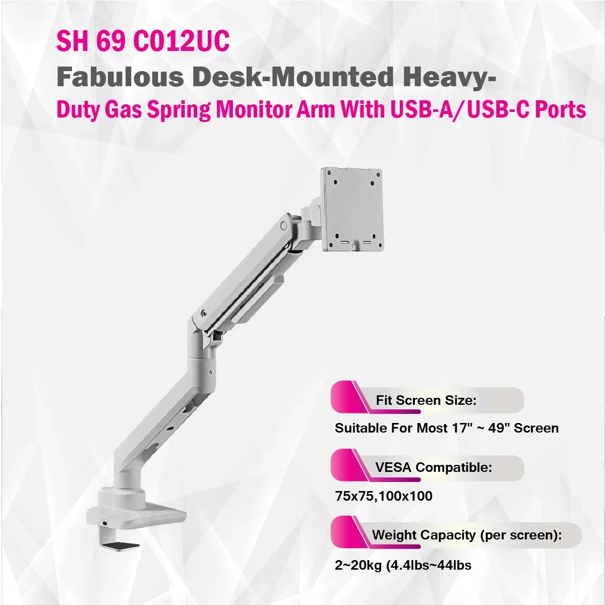 Maximize Comfort and Productivity with Our Premium Monitor Arms ...