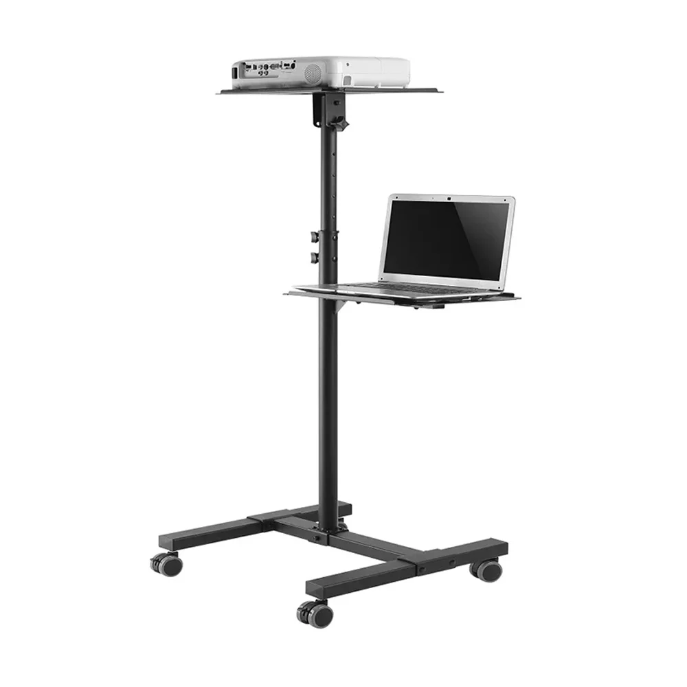 Steel Adjustable Projector & Laptop Trolley