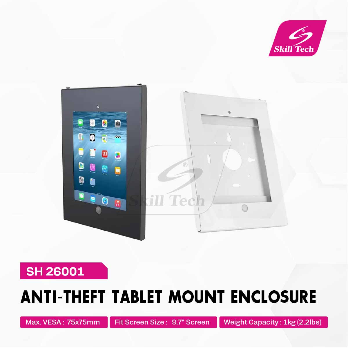 Anti-Theft Tablet Mount Enclosure